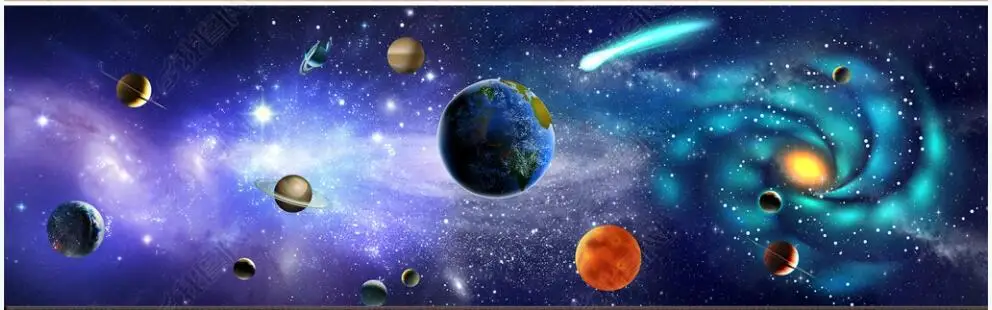 Planets Wallpaper Border