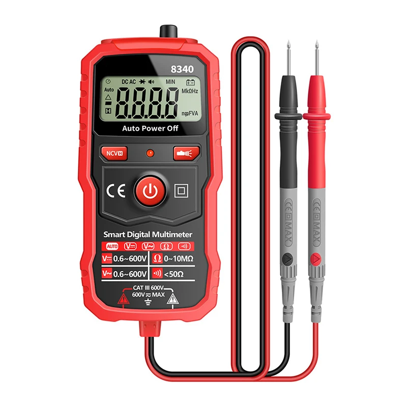 New-Digital-Multimeter-Voltmeter-Zero-Fire-Wire-Tester-Professional-Ohm ...