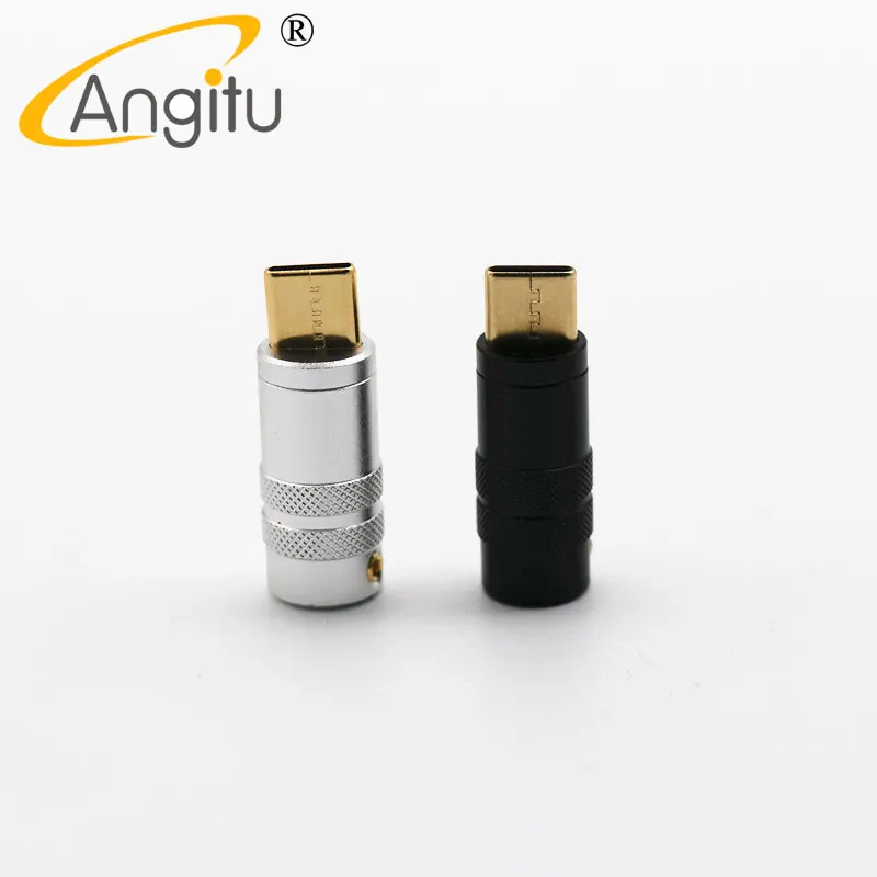 Gold-Plated-Type-C-Metal-Connetor-Shell-Android-Charging-Adapter-Silver ...
