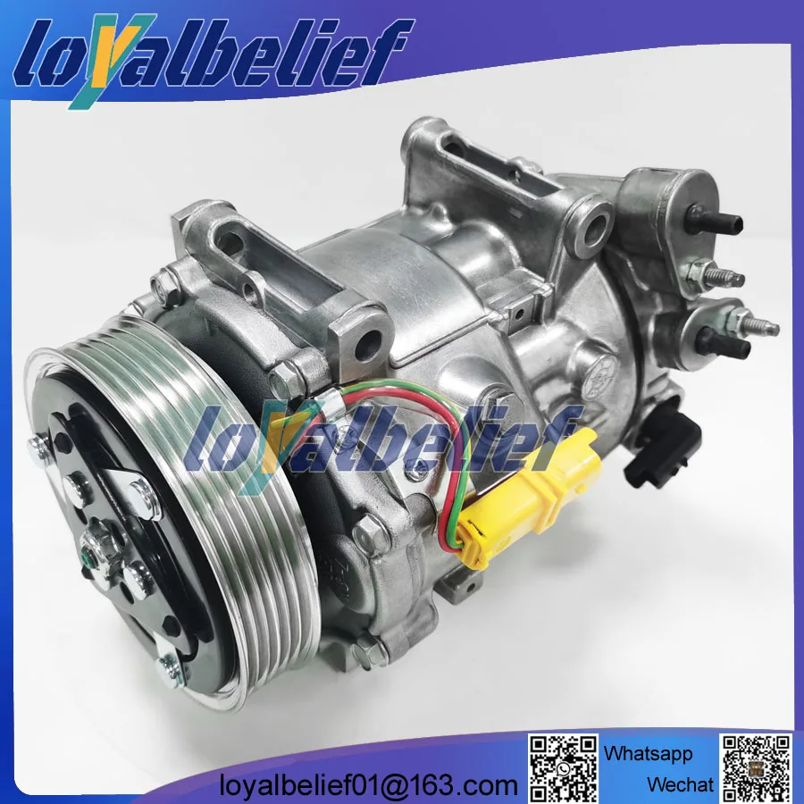 푸조 407 508 607 AC 압축기 시트로엥 C5 C6 6453PP 6453RE 6453RF 6453RT 6453SN ...