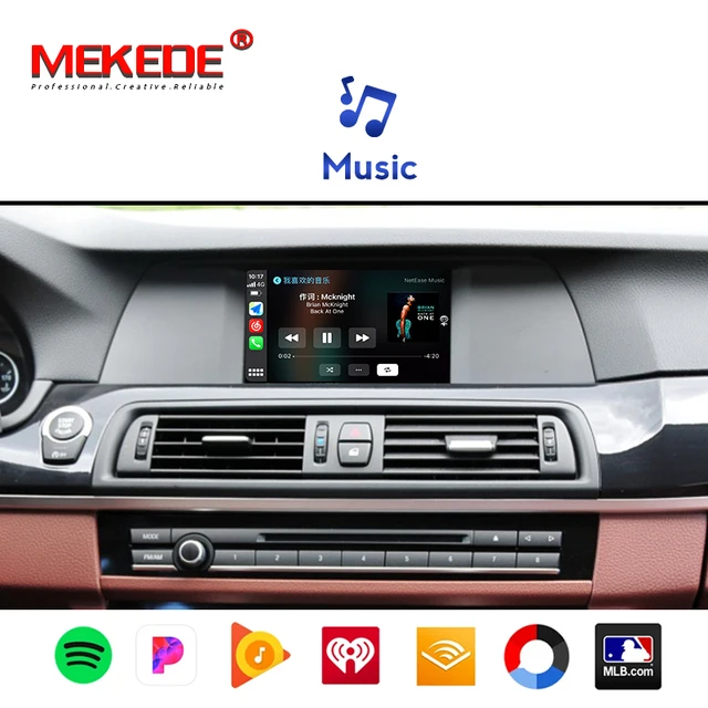 HOT! Wireless Apple CarPlay Android Auto Decoder Box for BMW 5 series ...