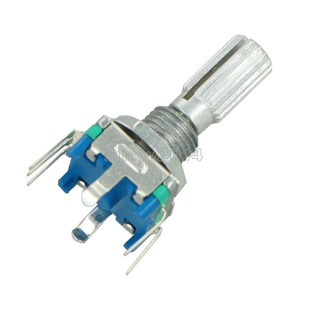 5pcs Rotary encoder with switch EC11 Audio digital potentiometer 20mm ...