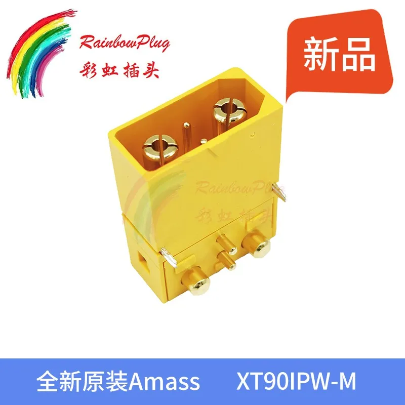 Amass Xt90ipw Connector 4.5mm Golden Plated Bullet Banana Plug ...