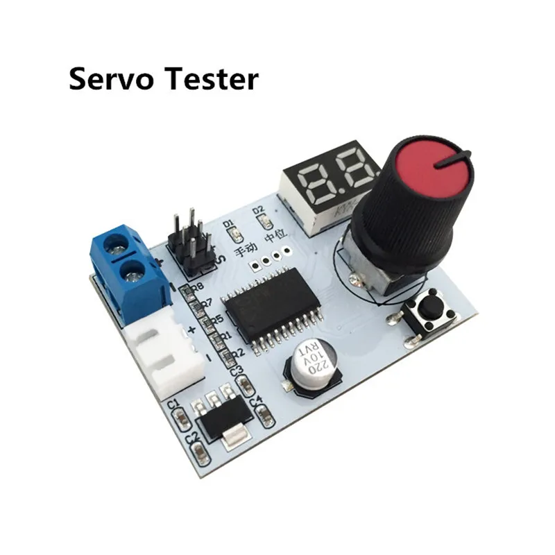 LB servo tester com display de tensão universal para DIY o servo de RC ...