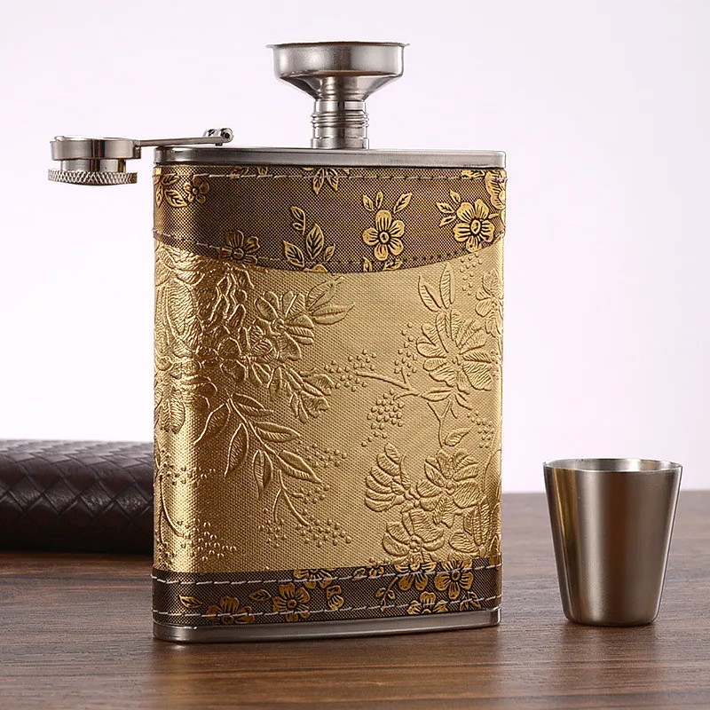 Portable Stainless Steel Hip Flask Travel Whiskey Alcohol Liquor Bottle ...