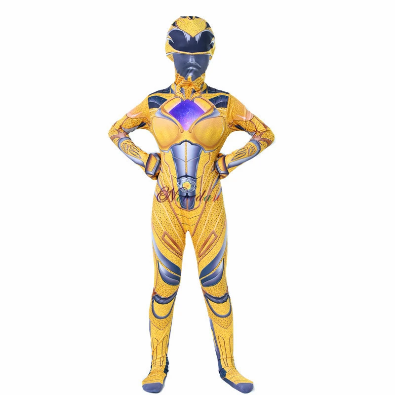 Power Rangers Jungle Fury Yellow Ranger Costume