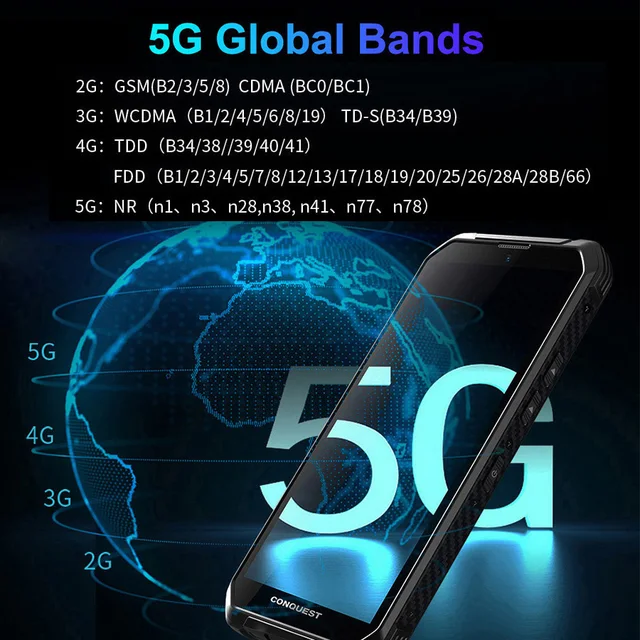 CONQUEST S21 ATEX Dual 5G Global Version Android 11 Rugged Phone ...