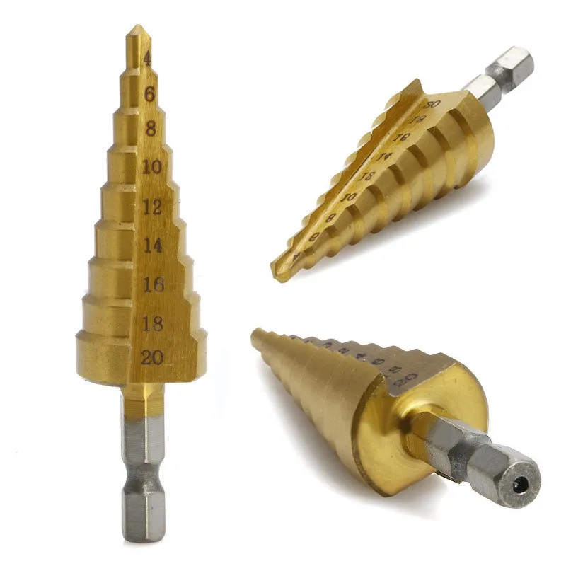 4-20mm Drill Bit Set Hss Steel Step Hole Cone Countersink - AliExpress