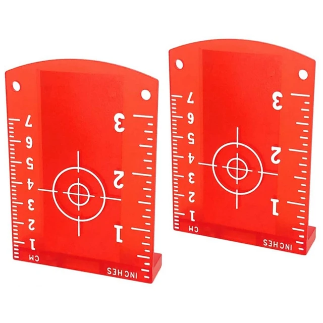 Tools Lasers-Targets 2 Pack Magnetic Floor Lasers-Targets Card Plate ...