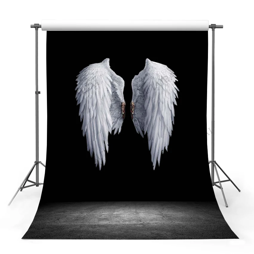 Black Angel Wings Wallpaper