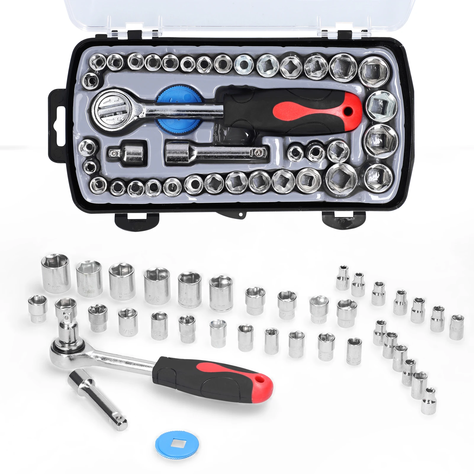 40PCS Socket Set Practical Motorcycle Bicycle Auto Repairs Tool Set ...