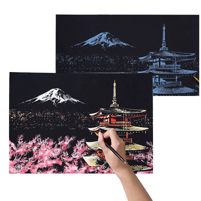 Scratching Toy | Learning Card | Painting Toy | Drawing Toys - Handmade ...