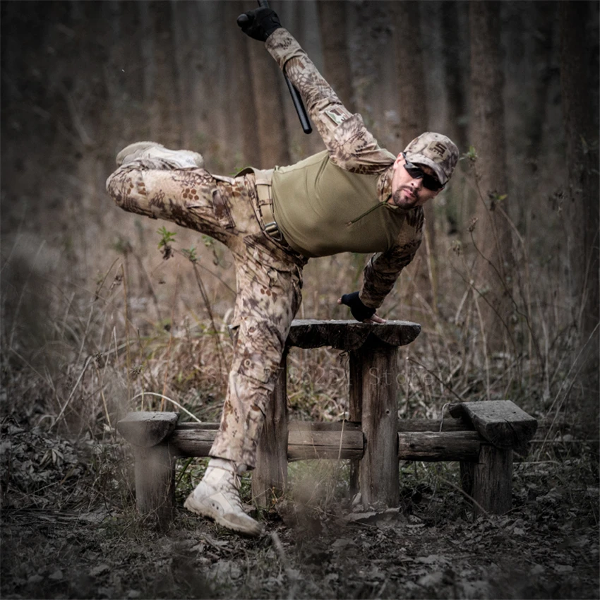 Camouflage CP Special Force Tractical Milirary Clothing Men Shirts ...