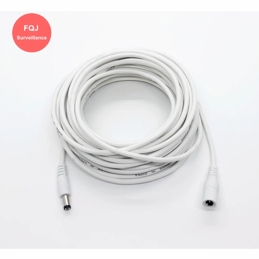 DC 12V Extension Cable CCTV Camera Power Extended Cable 5.5mmx2.1mm 3M ...