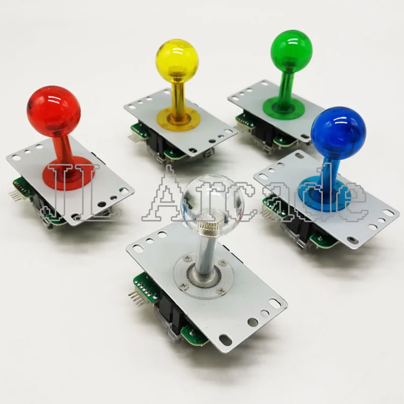 Oyun-kolu-kopya-SANWA-Joystick-effaf-Top-Top-yuvarlak-kap-5Pin-PCB-kart ...