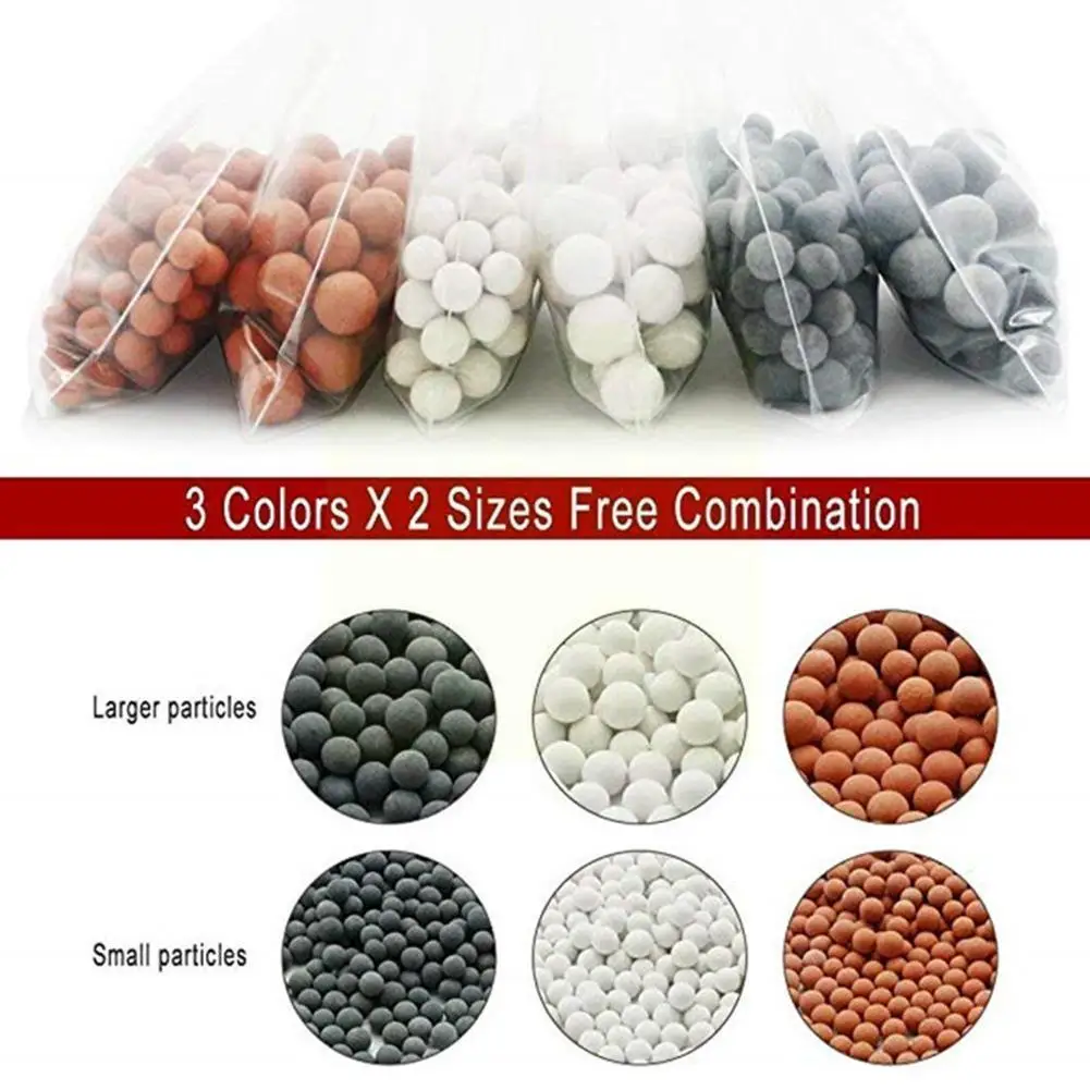 Shower Head Filter Stones Universal Replacement Beads Ions Purification ...