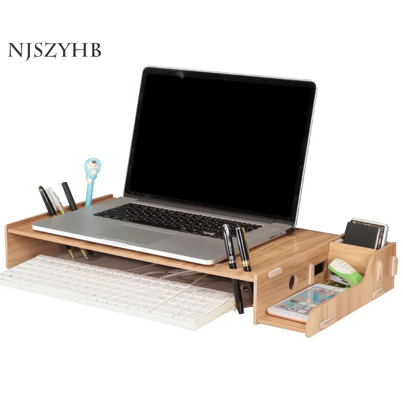 Storage Rack Style Home Simple Laptop Notebook Stand Solid - AliExpress