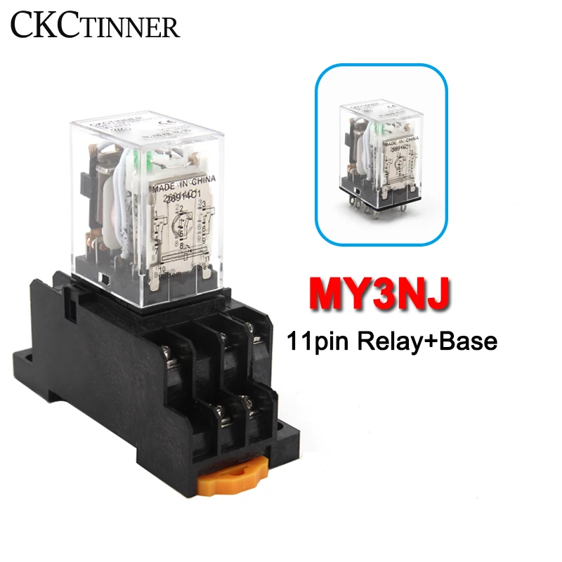 1pcs-Intermediate-relay-HH53P-MY3NJ-Plug-In-Relay-DC-AC12v-24v-AC110v ...