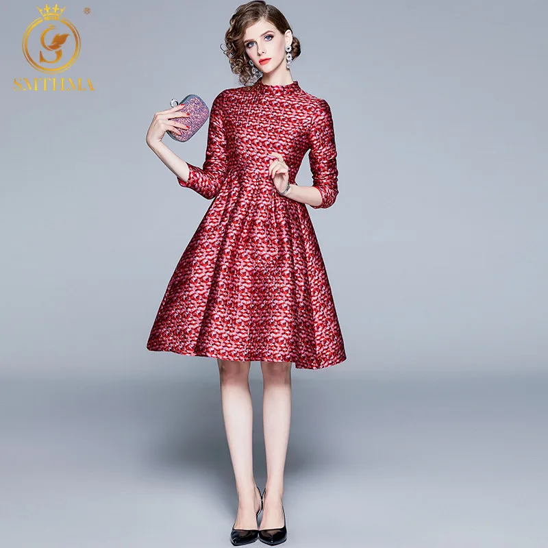 High Quality Women Fashion Runway Dress | Runway Spring Jacquard Dress ...