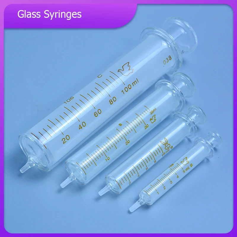Generic Gl Syringes Gl Sample Extractor Lab Glware Gl Injector 1ml/5ml ...