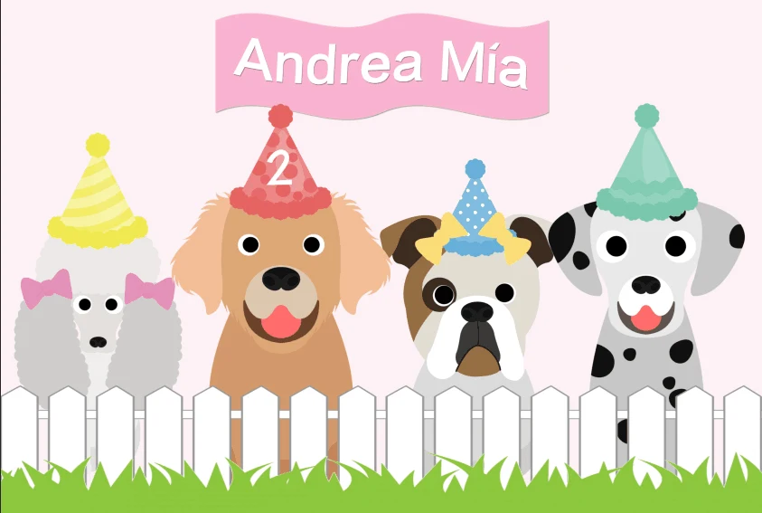 7x5FT-Green-Grass-Garden-White-Fence-Puppy-Dog-Pals-Custom-Photo ...