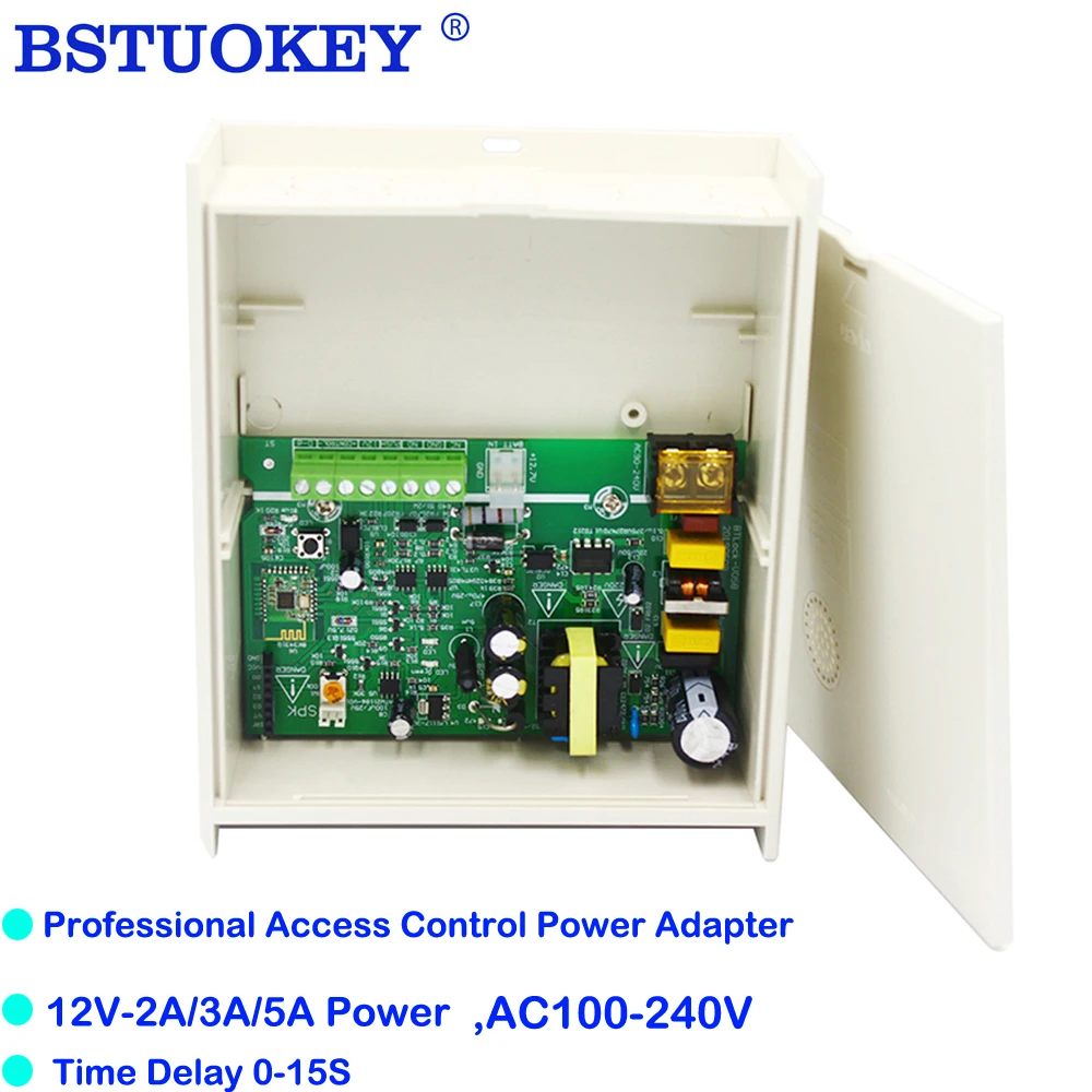 Access-Control-Power-Adapter-DC-12V-5A-Door-System-Switch-AC-100-240V ...