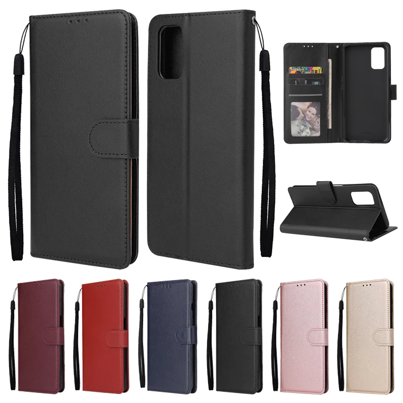 OPPO A52 Case Leather Case na OPPO A 52 Etui Magnetic Flip Stand Phone ...