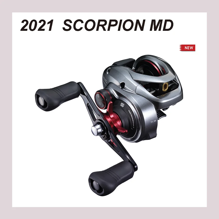 2021 Original Shimano Scorpion Md Giant Fishing Baitcasting Reels 300xg ...