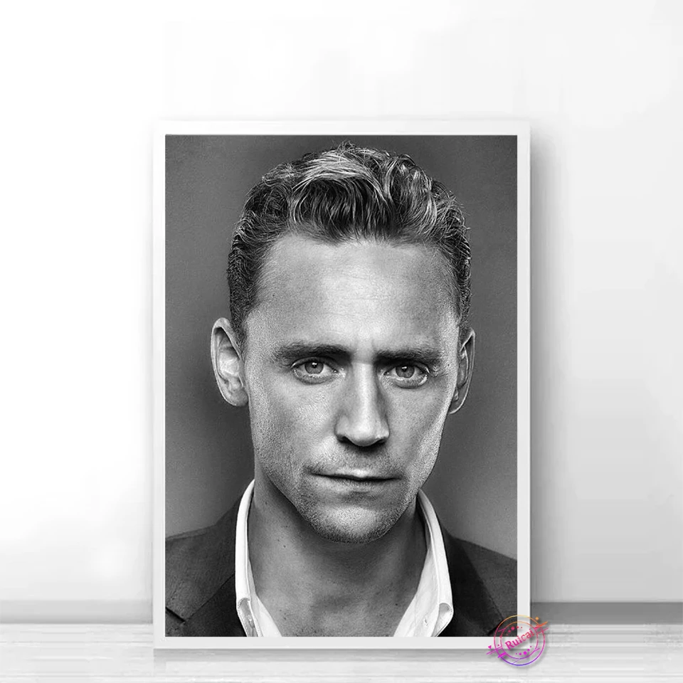 Tom Hiddleston Photoshoot Black And White