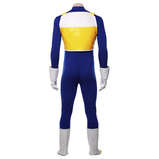Anime Dragon Ball Z Vegeta Jumpsuit Cosplay Costume Full Set ...