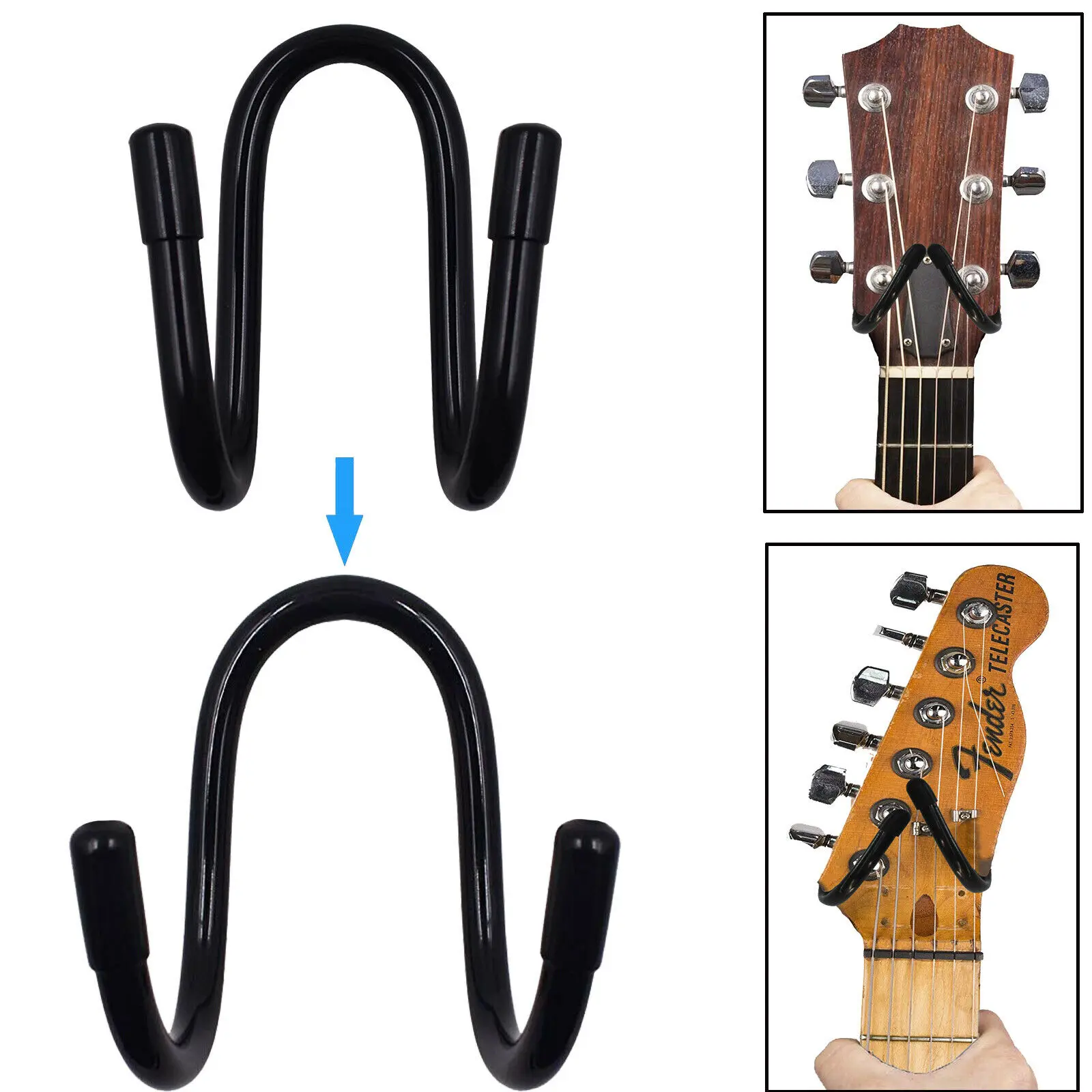 2-pack-Guitar-Rack-Holder-Stand-Multiple-Folding-Acoustic-Bass-Display ...