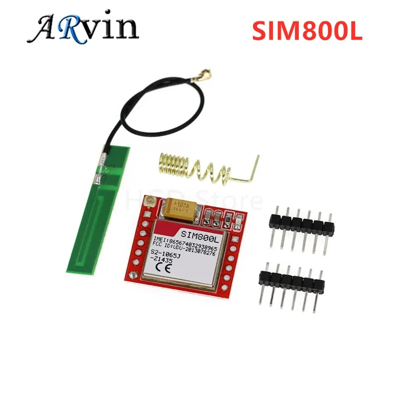 SIM800L-GPRS-GSM-Module-Micro-SIM-Card-Core-Quad-band-TTL-Serial-Port ...