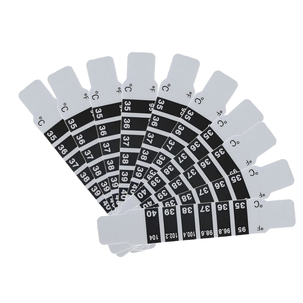 10pcs Baby Monitors Forehead Care Temperature Stickers Non Toxic Health ...