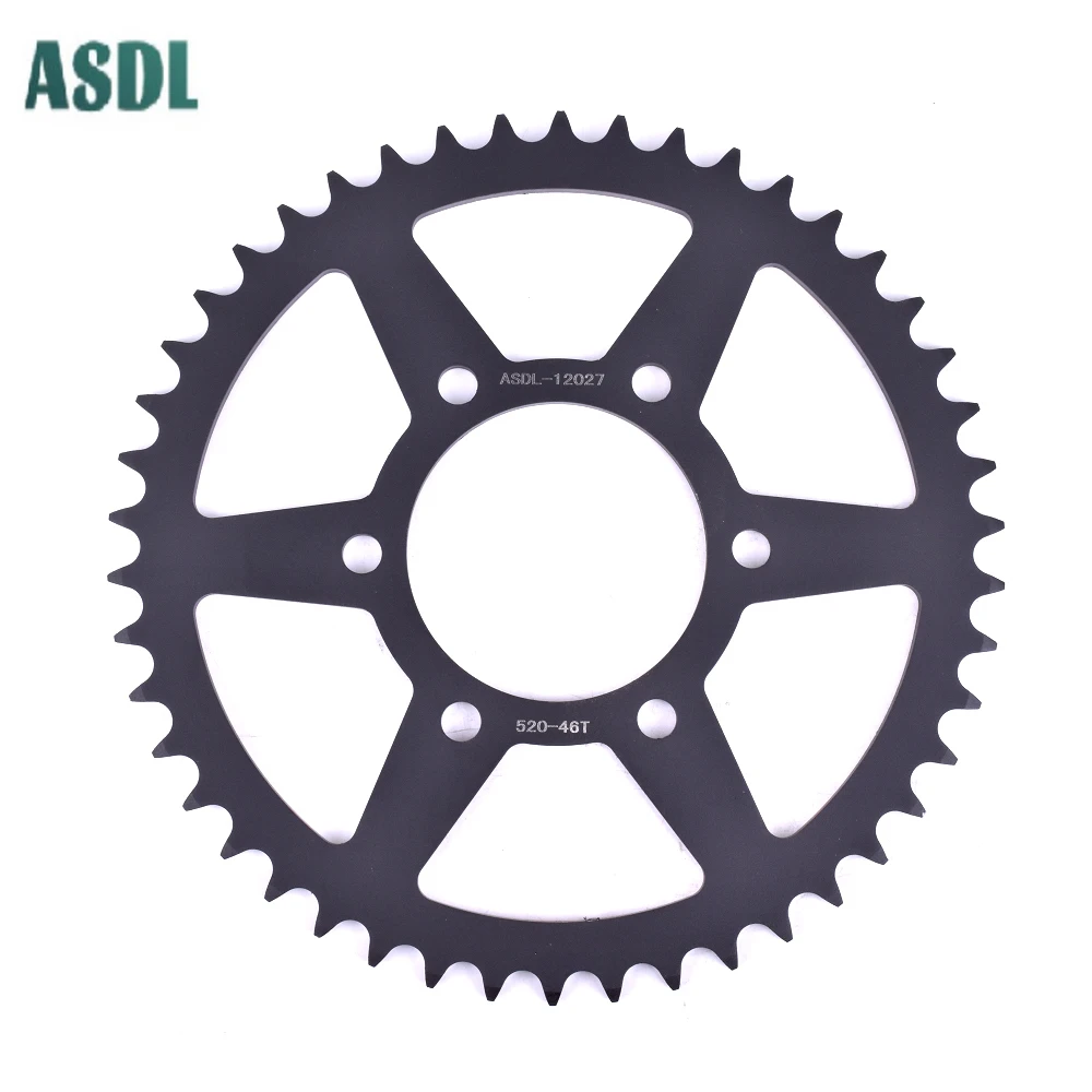 520 46t Rear Chain Sprocket For Kawasaki Ninja400 En650 Ex650 Er650 ...
