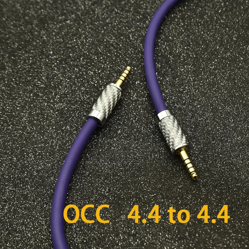 OCC HIFI Single Crystal Copper 4.4mm Balanced Male to 4.4mm Balanced ...