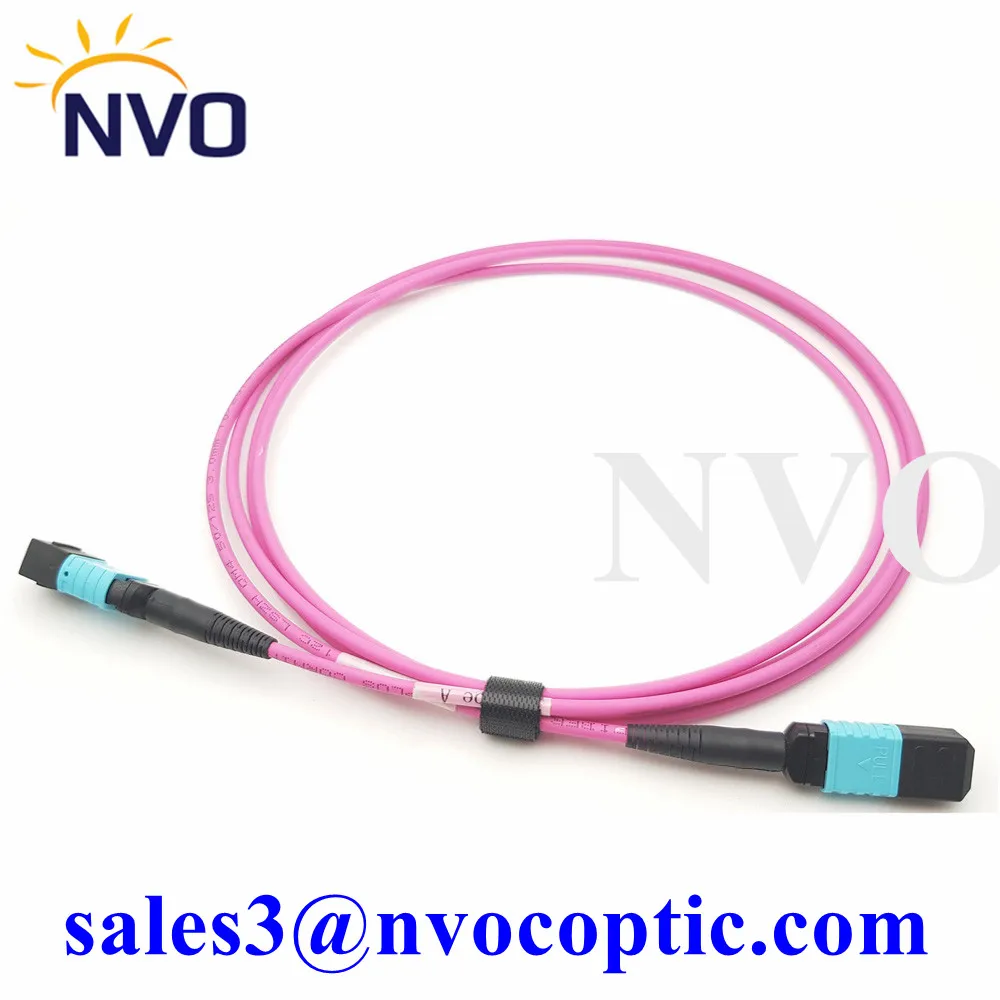 Om4 Senko Mpo Upc Type A Optical Fiber Patch Cord 50/125 Multimode ...