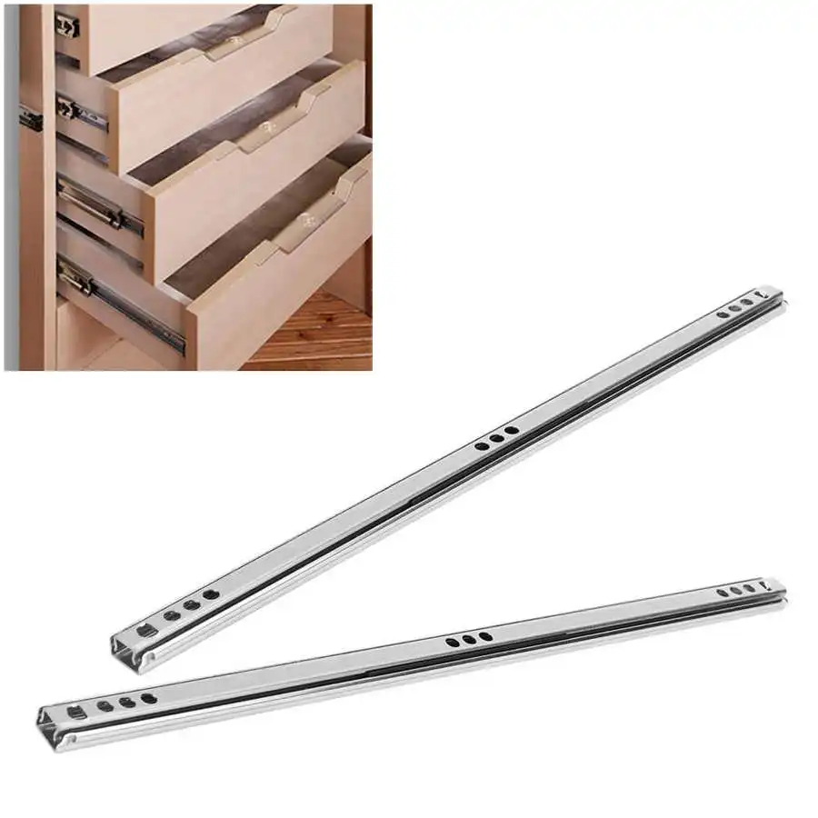 2Pcs-34-2-40-45cm-Galvanized-Cold-Rolled-Steel-Sheet-Drawer-Sliding ...
