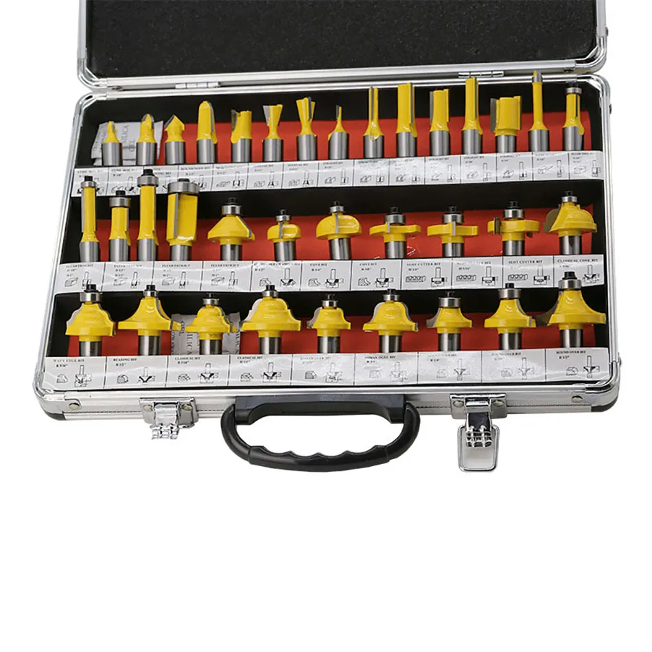 35PCS-1-2-Shank-Tungsten-Carbide-Router-Bit-Set-Wood-Woodworking-Cutter ...