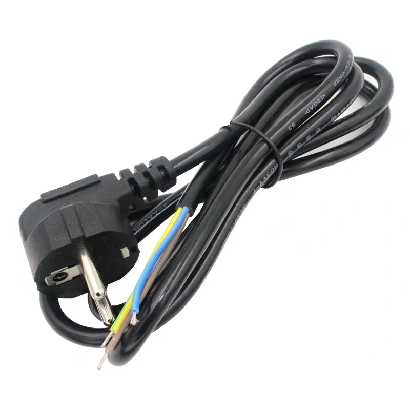 EU European Plug Power Extension Cable 2 Prong Power Supply Cord 1.5m ...