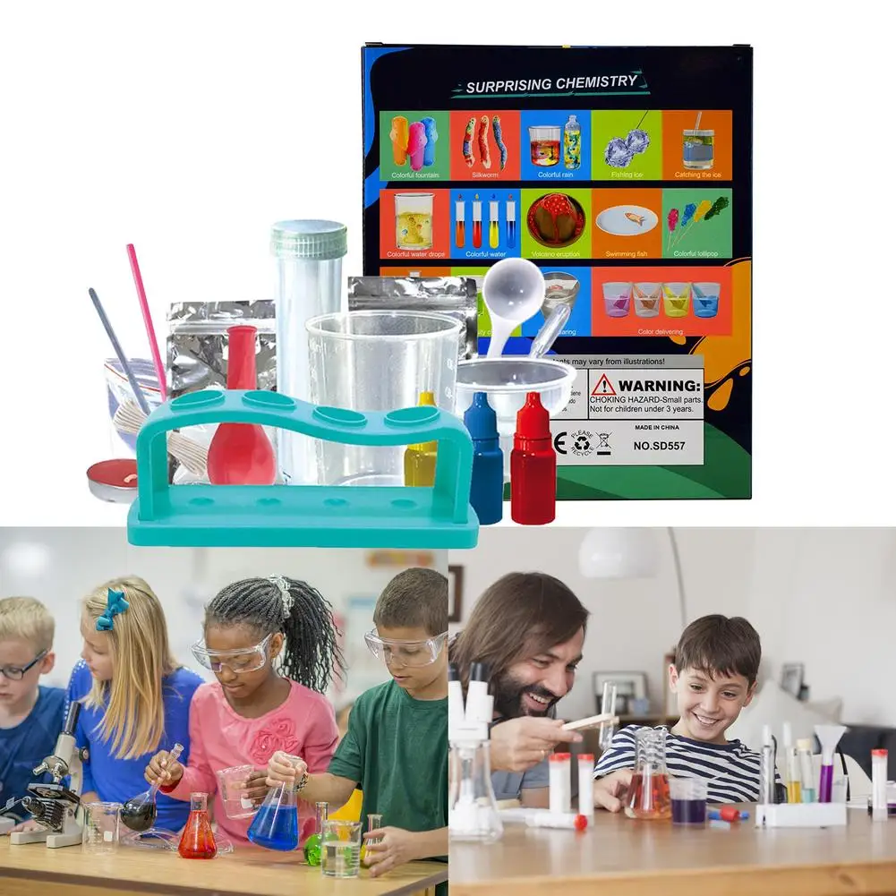 Science Experiment Kit For Kids Fun Educational Toys Chemistry ...