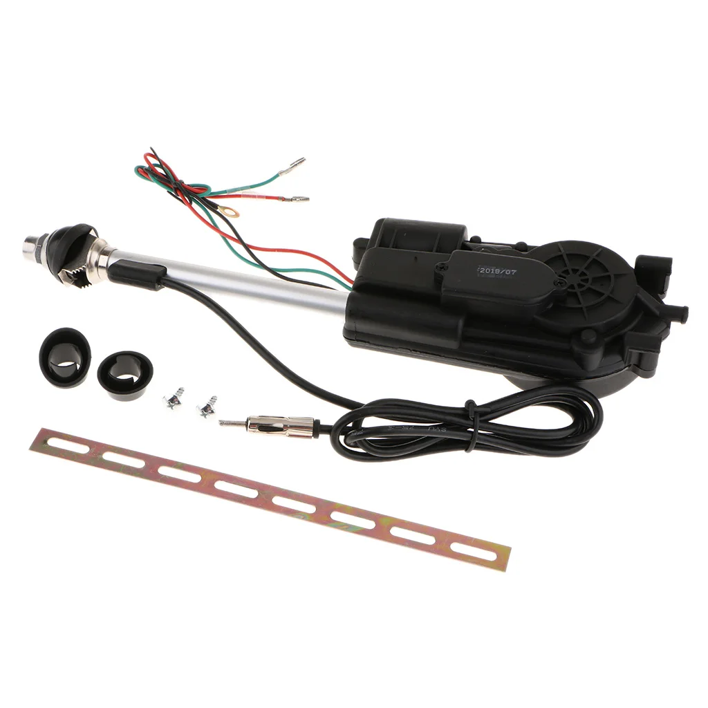 Universal Car Electric Signal Automatic Antenna Car AM FM Radio Aerial ...