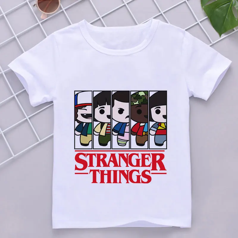 Camiseta informal Stranger Things para niñas, a la moda ropa Retro ...