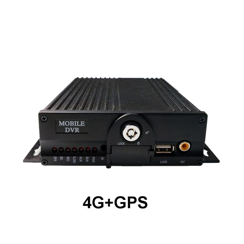 Dvr móvil de 4 canales, con función 4G/GPS/Sensor G, compatible con ...