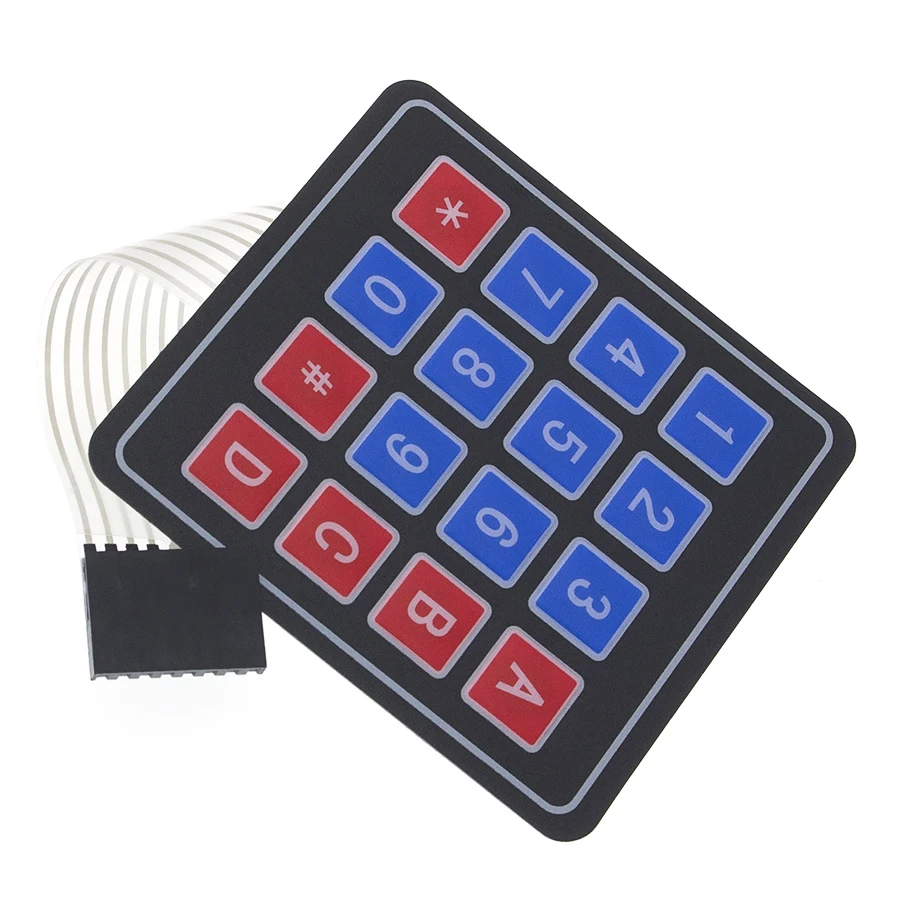 1*4 4*4 4*5 Matrix Array/Matrix Keyboard 16 Key Membrane Switch Keypad ...