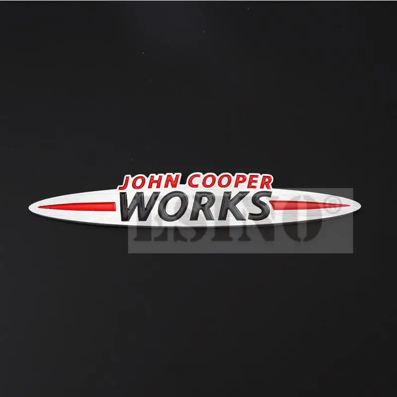 50 x New 3D Aluminium Alloy Car Emblem For Mini JCW John Cooper Works ...