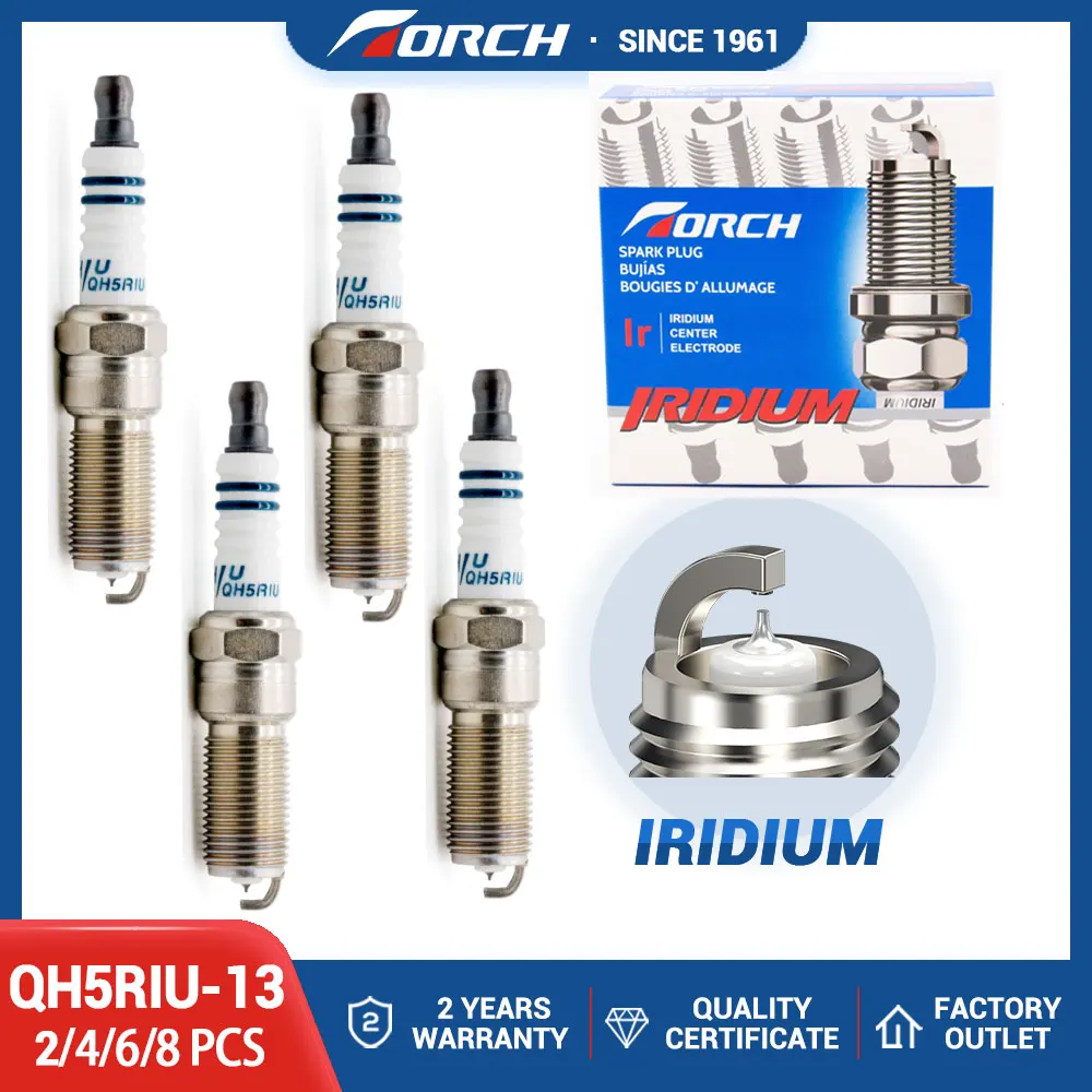 2 8PCS Iridium เทียนแทนที่ Ford 1493602 1493001 5M5G 12405 BC 4M5G ...
