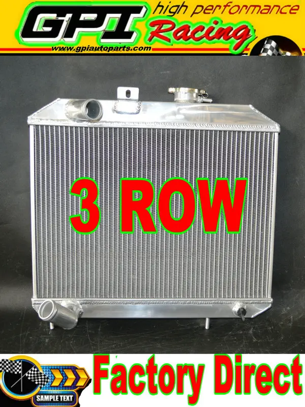 Aluminum Radiator For Jeep Willys 1941-1952 1942 1943 1944 1945 1946 ...