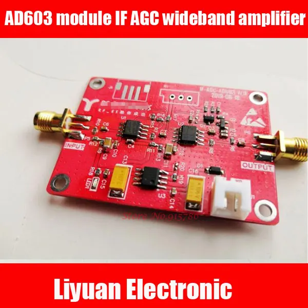 AD603 module 20~60D intermediate frequency AGC wideband amplifier program controlled amplifier ...