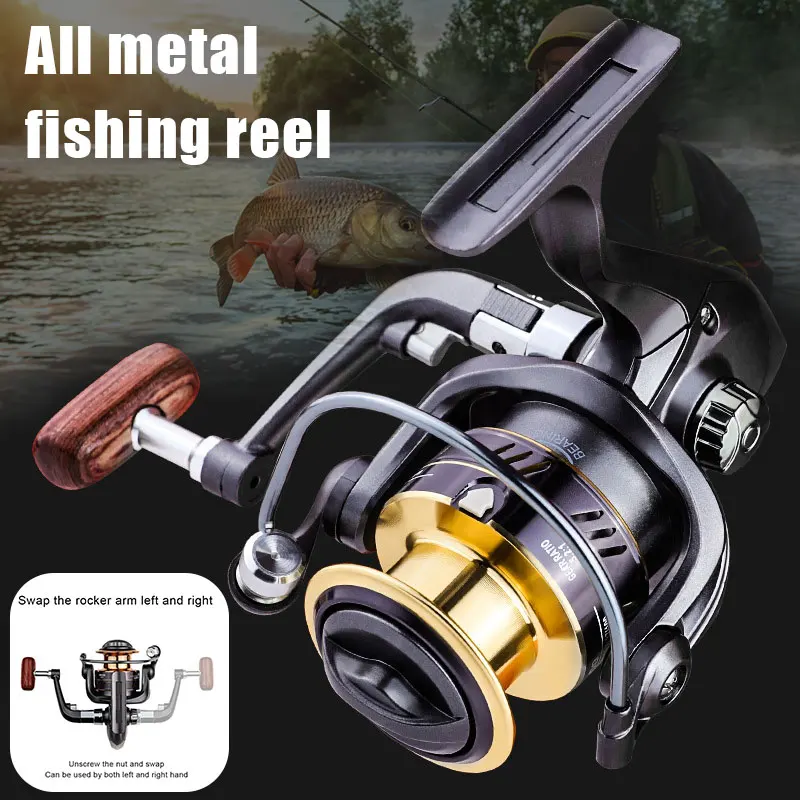 Full Metal Spin Fishing Reels HM Series Light Weight Ultra Smooth ...