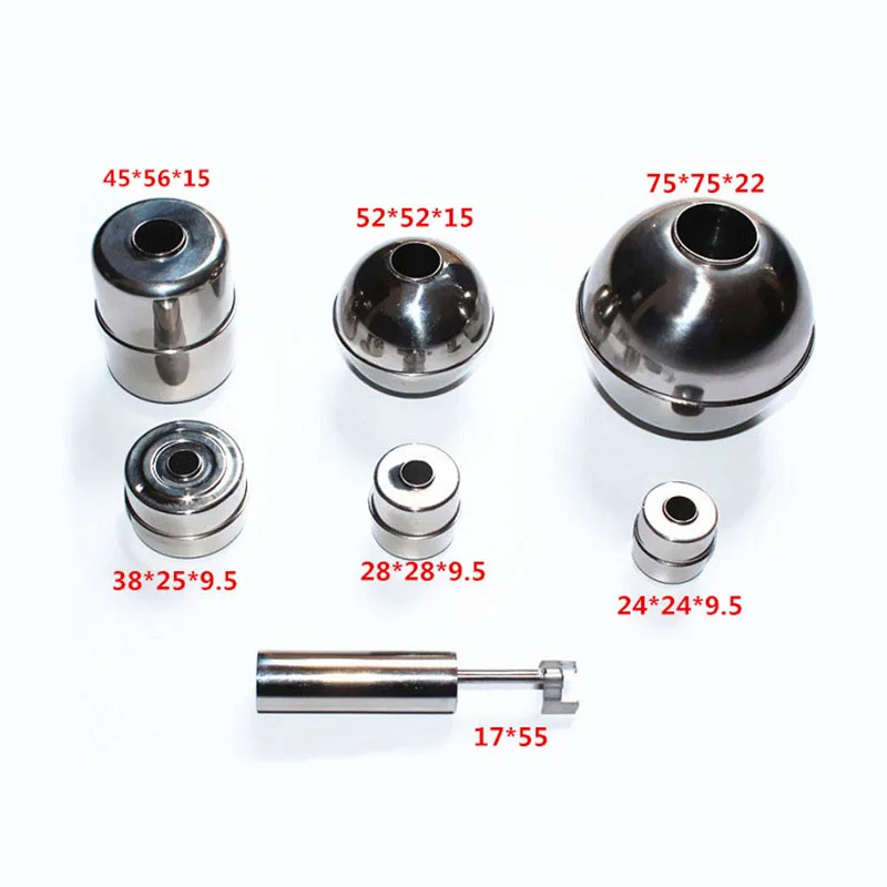 304-316L-stainless-steel-magnetic-float-ball-PP-plastic-magnetic-float ...